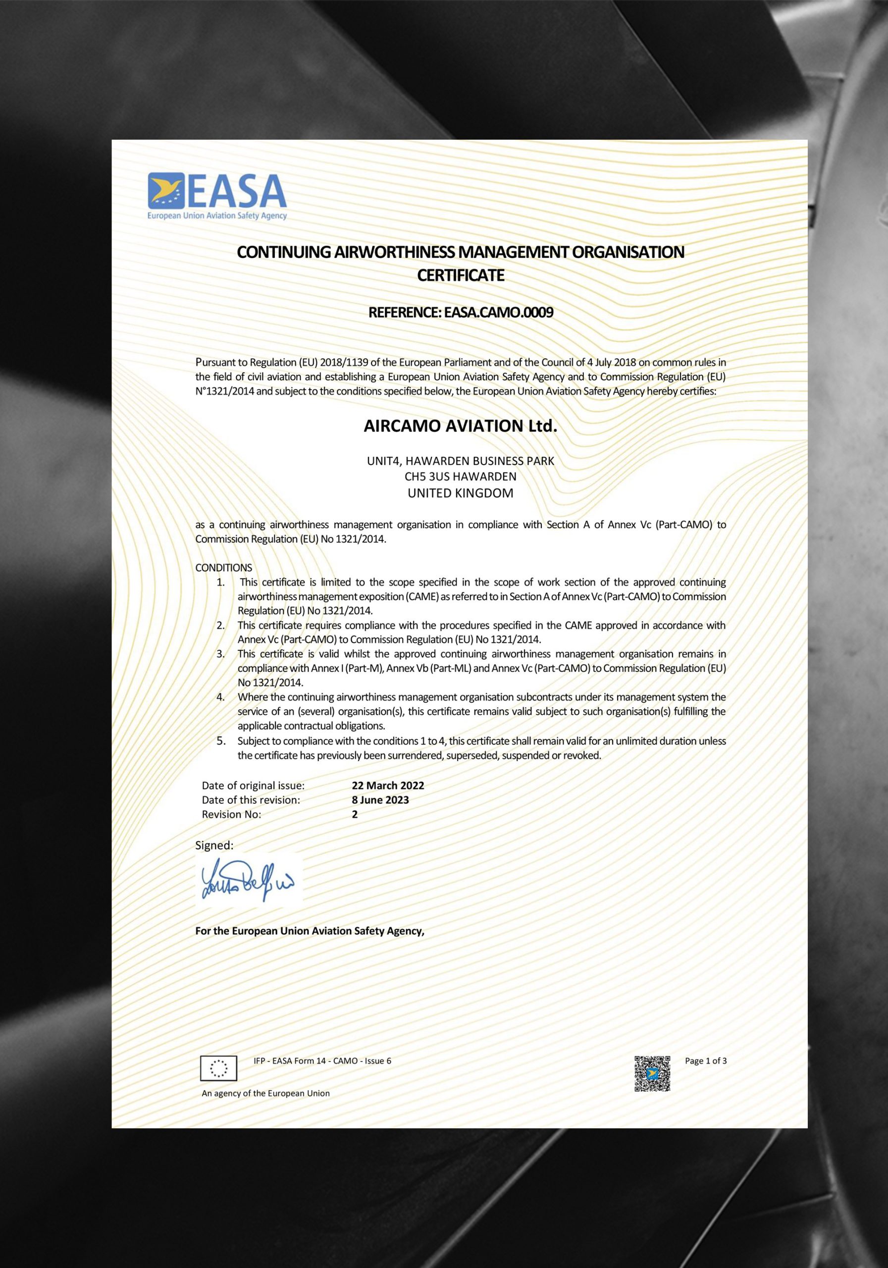 Aircamo Group | EASA